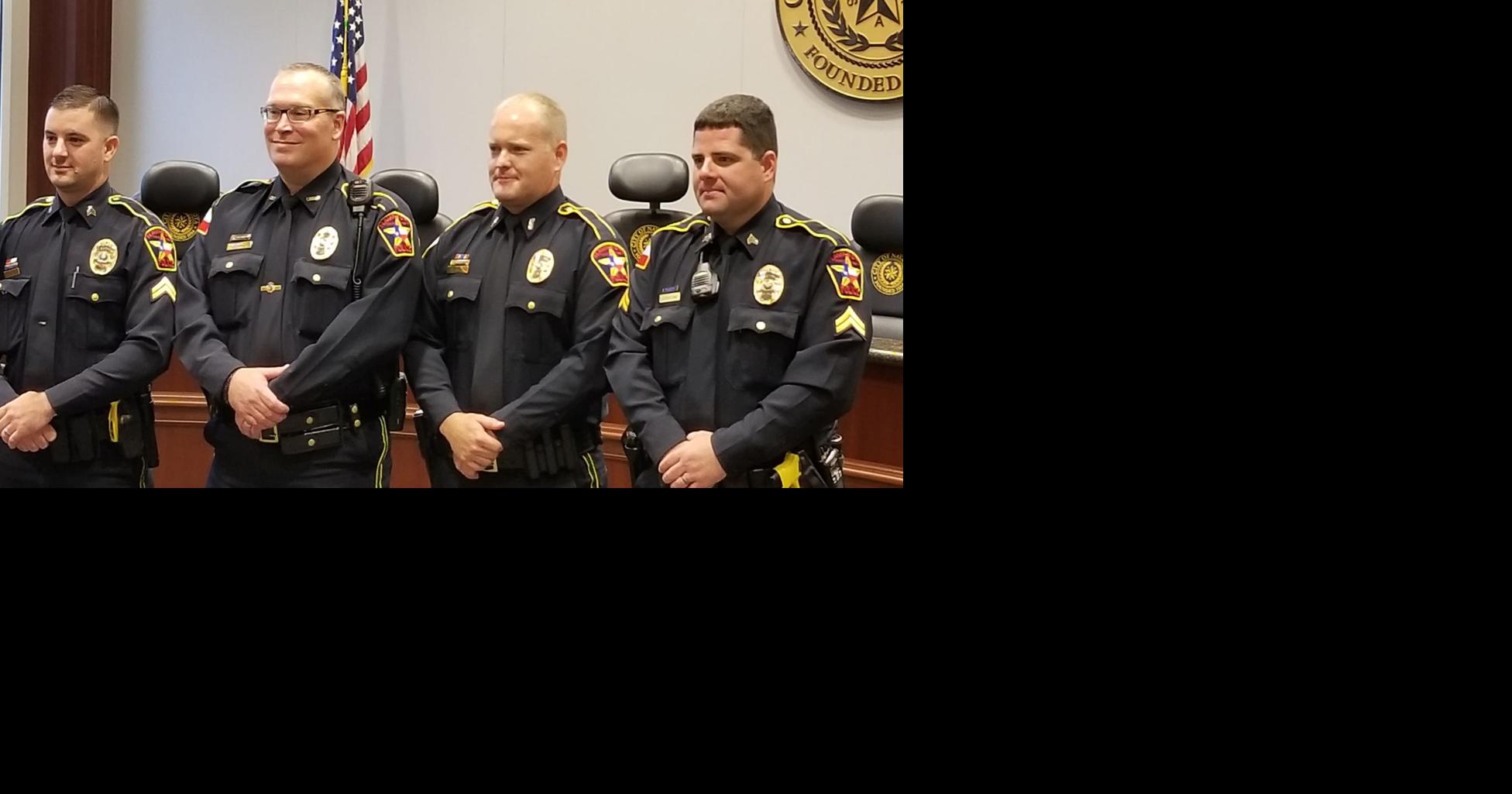 Navasota Police Department promotes officers