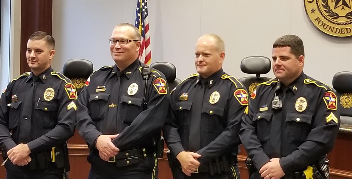 Navasota Police Department promotes officers