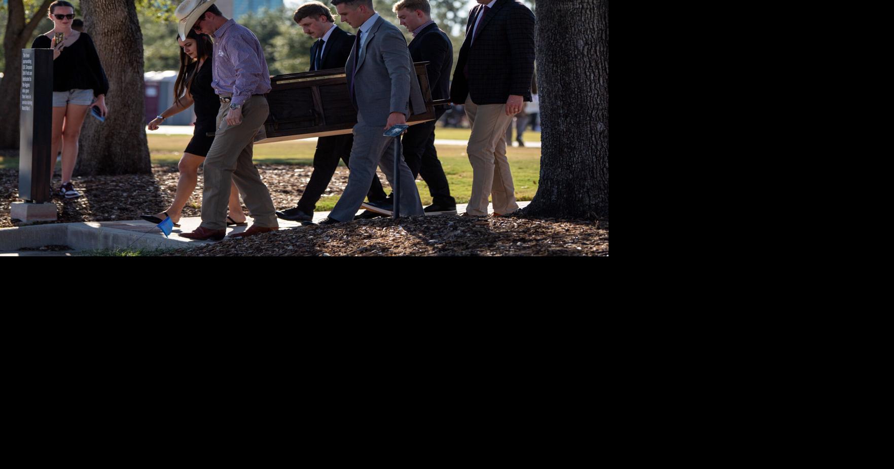 Video: Reveille IX's funeral service at Texas A&M