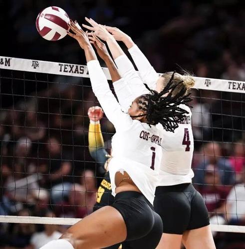 A&M volleyball gets contributions from many to beat Mizzou