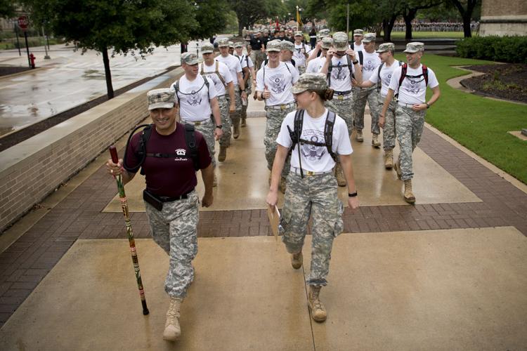 Texas A&M Corps of Cadets holds 40th Annual March to the Brazos to ...