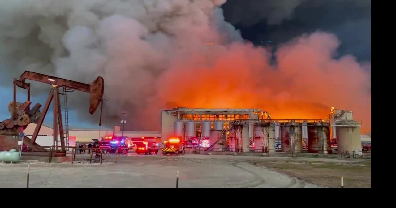 Watch: Large fire at Feather Crest chicken farm in Kurten