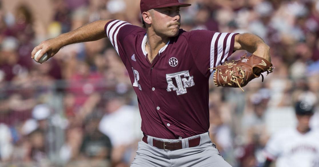 Texas A&M starting pitcher Martin taken by Astros in second round of ...
