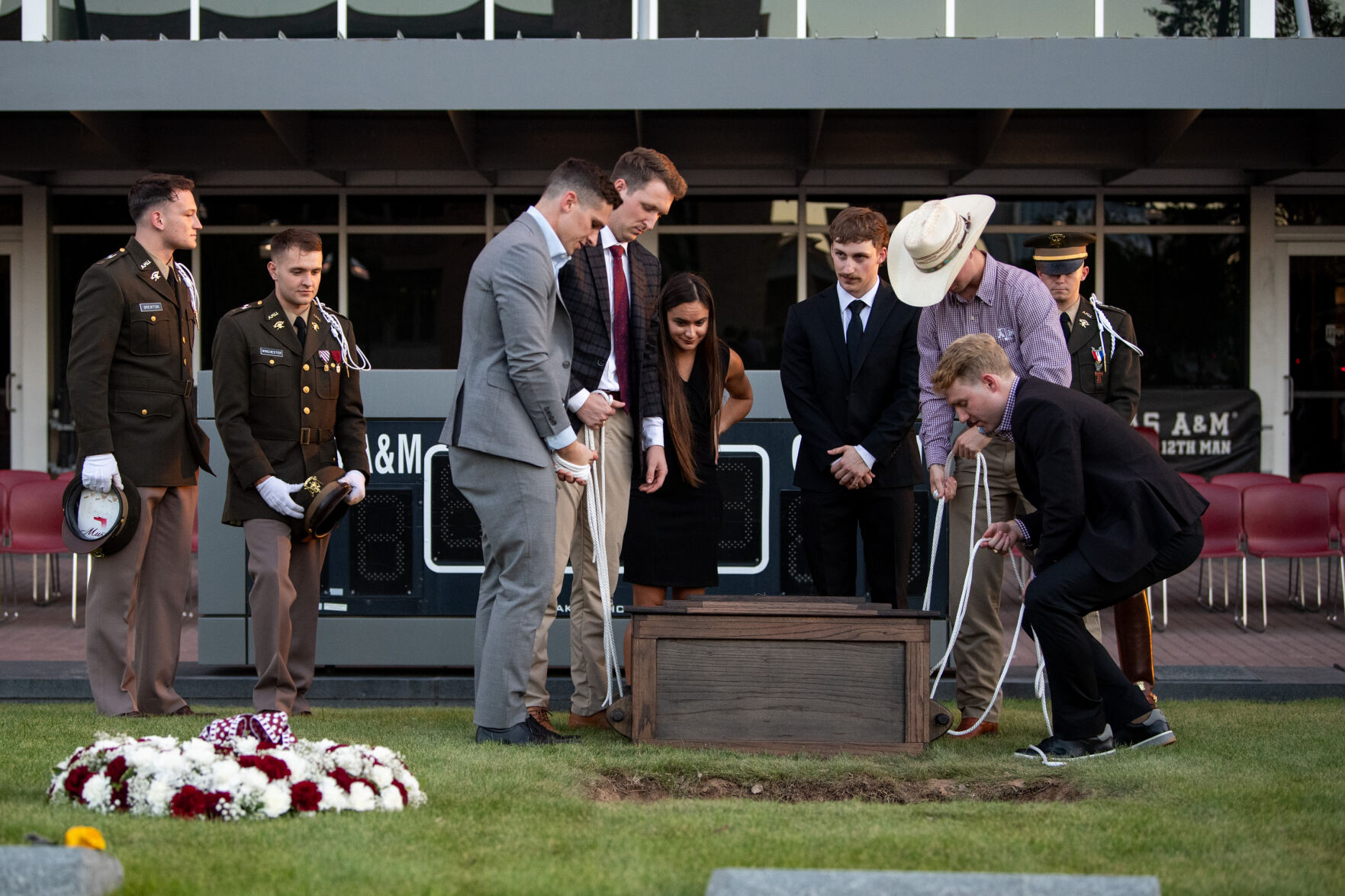 Reveille IX laid to rest at Texas A&M