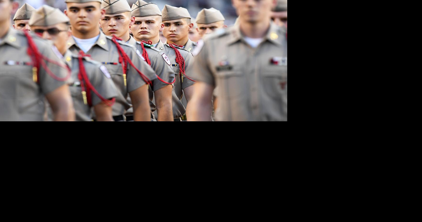 Corps of Cadets to march past Kyle Field on Saturday from west campus
