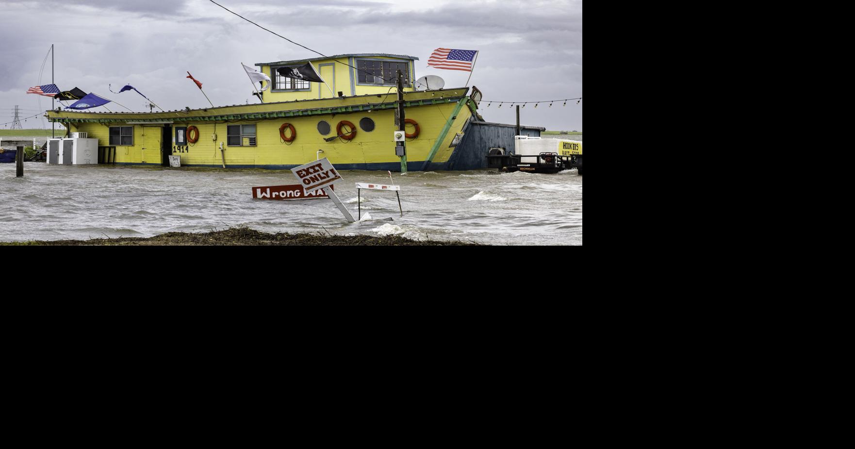 Surfside Beach streets flooded, water depth up to 5 feet in places ...