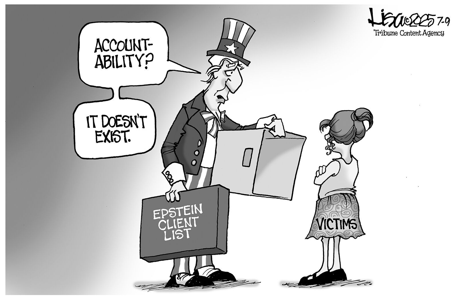 Lisa Benson cartoon for July 11, 2025 | Opinion | thefacts.com