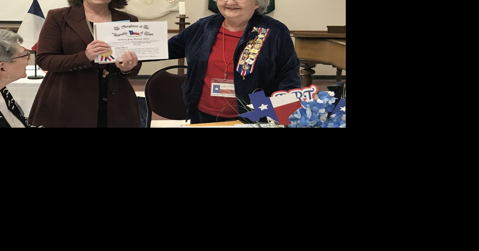 Kathy Foley installed as a new member of Cradle of Texas Daughters of ...