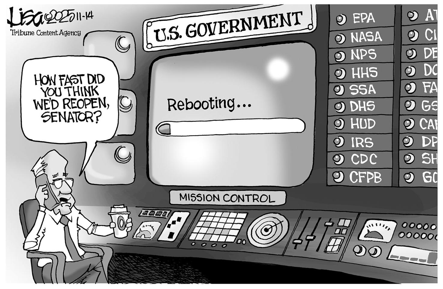 Lisa Benson toon for Nov. 15, 2025 | Opinion | thefacts.com