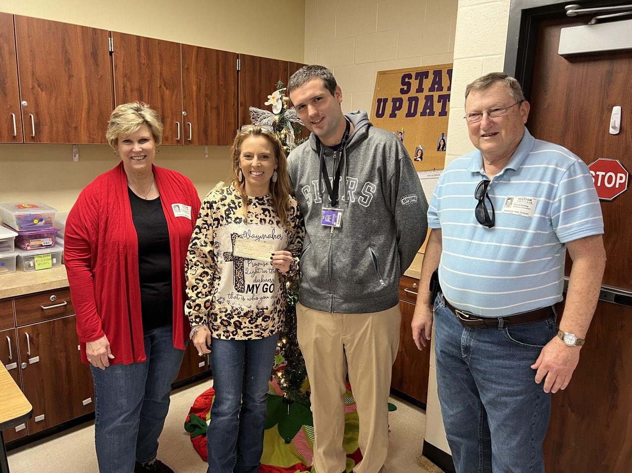 A Night in the Spotlight made a surprise visit to Angleton High School ...