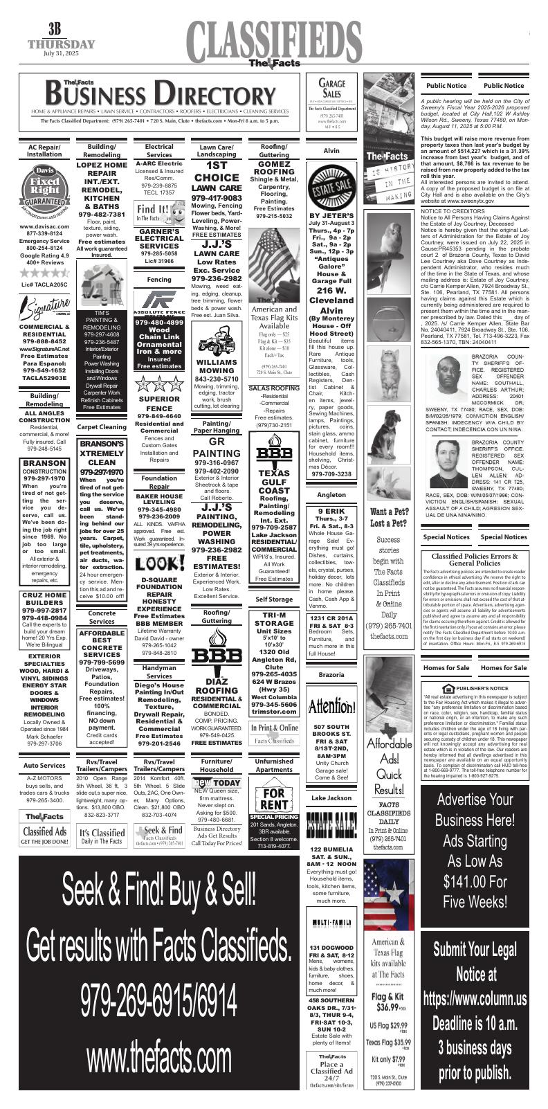 Page B03 | e-Edition | thefacts.com