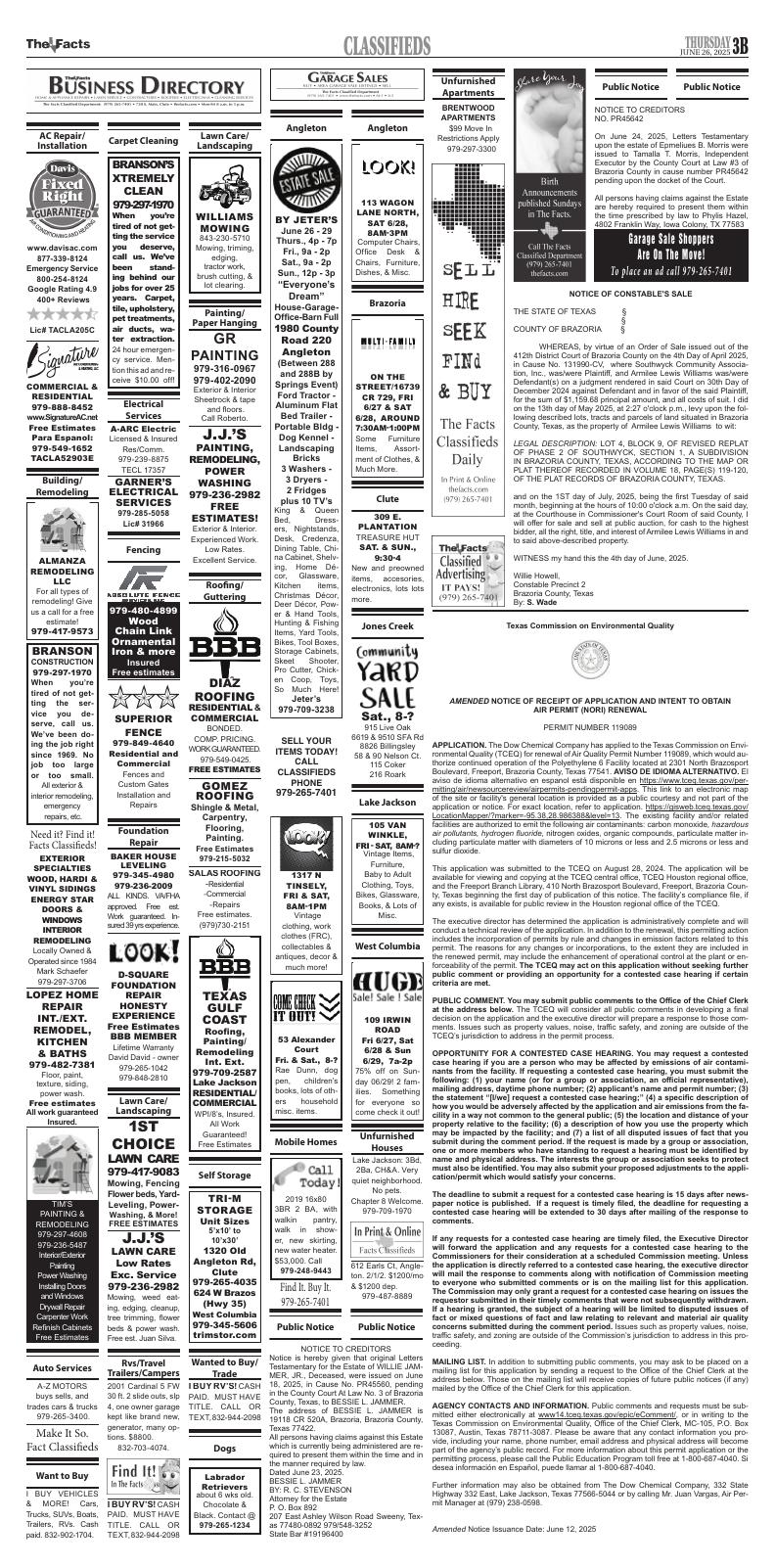 Page B03 | e-Edition | thefacts.com