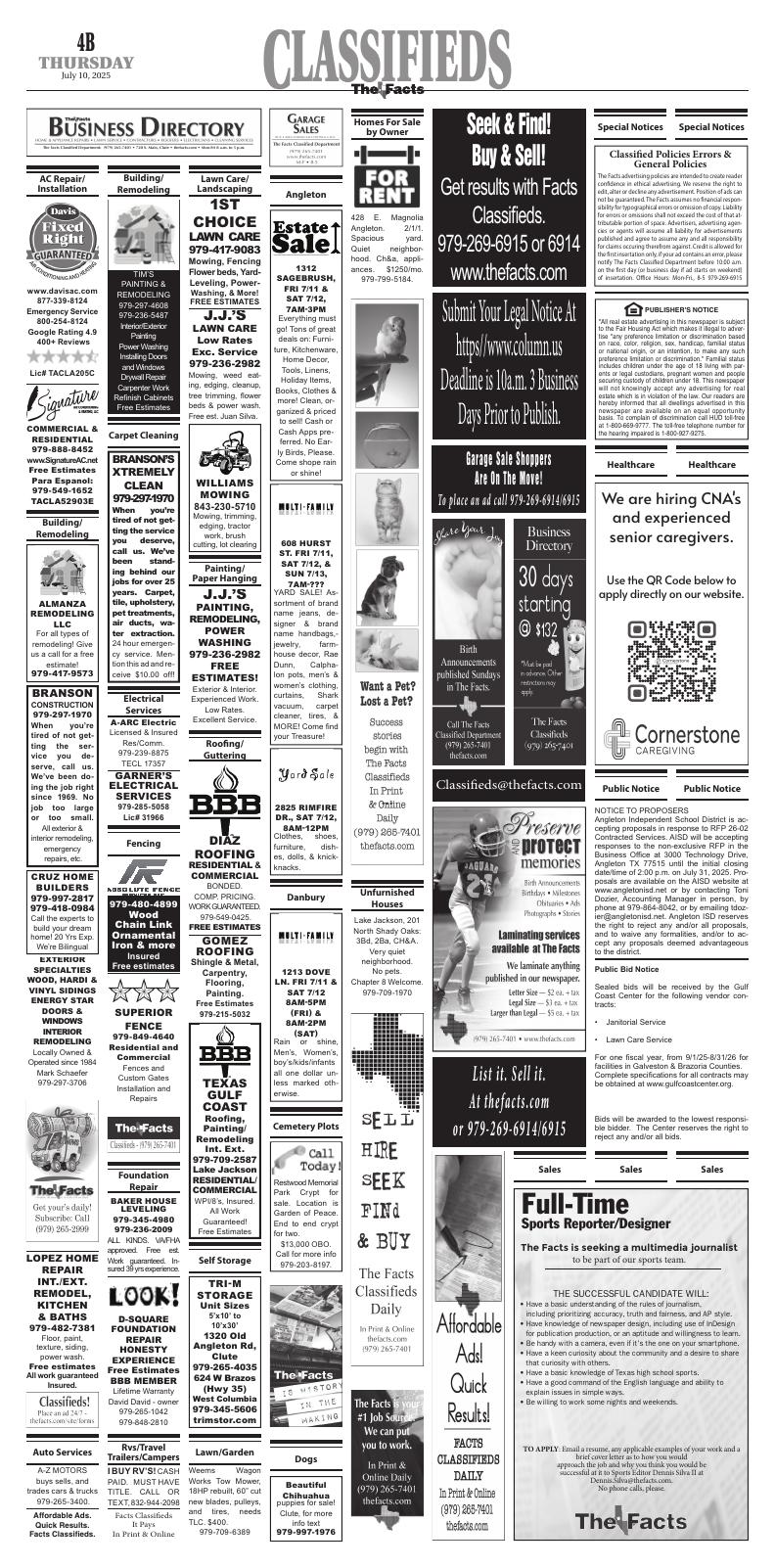 Page B04 | e-Edition | thefacts.com