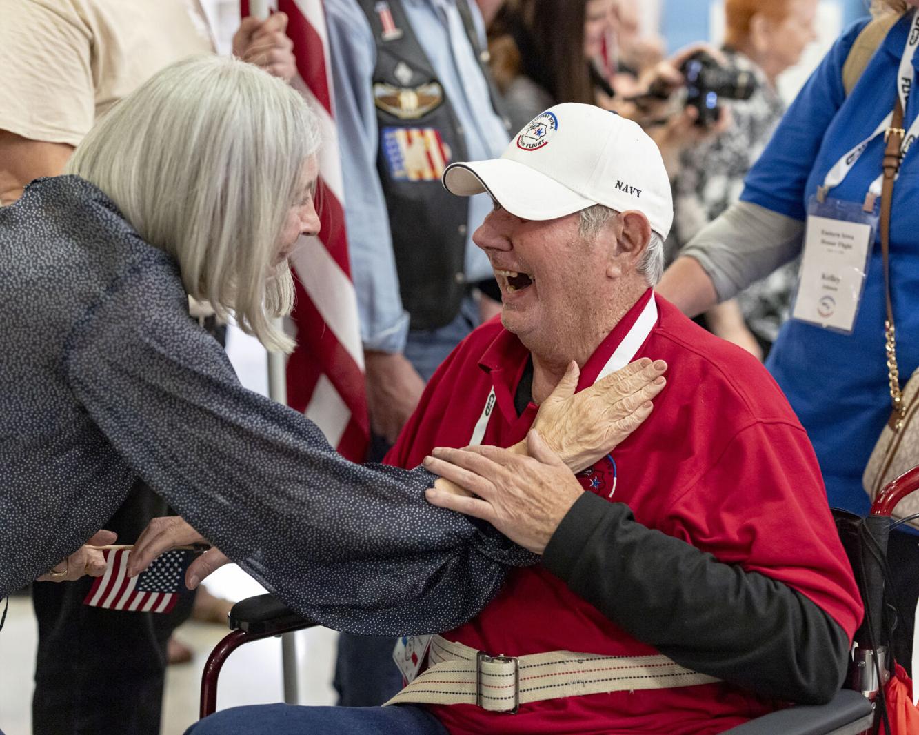 Eastern Iowa Honor Flight shows veterans their service counts | News ...