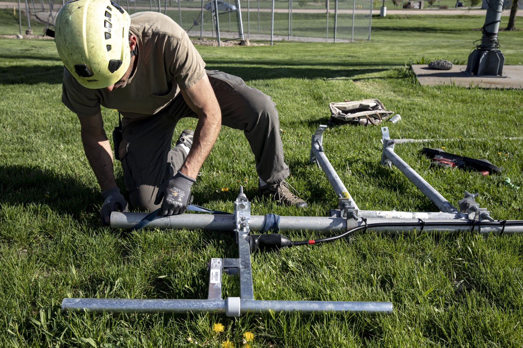 Photos: Weather radio transmitter repairs underway | Gazette Photos ...