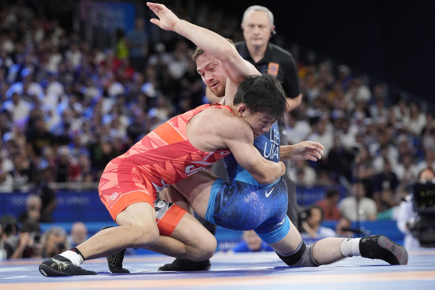 Spencer Lee: ‘I didn’t deserve to win’ Olympic gold medal match | Iowa ...