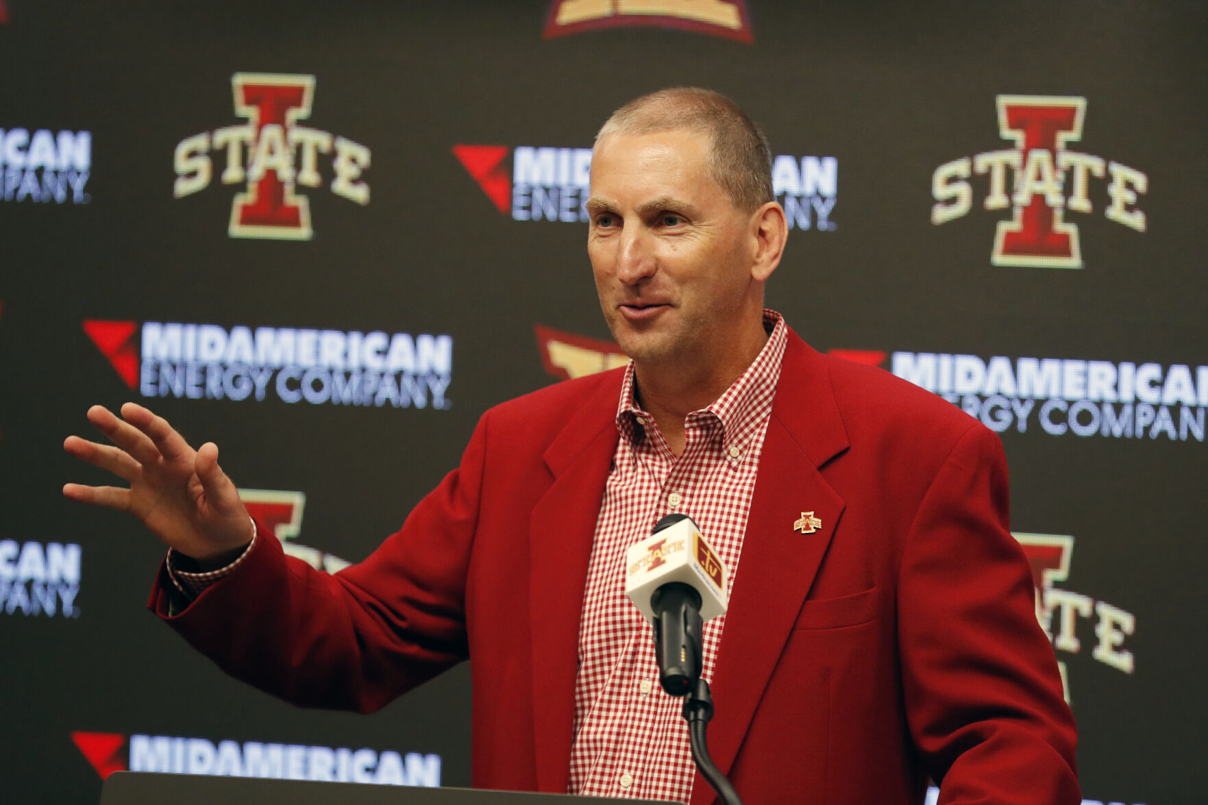 Iowa State AD Jamie Pollard talks tennis, CyTown as Tailgate Tour kicks ...