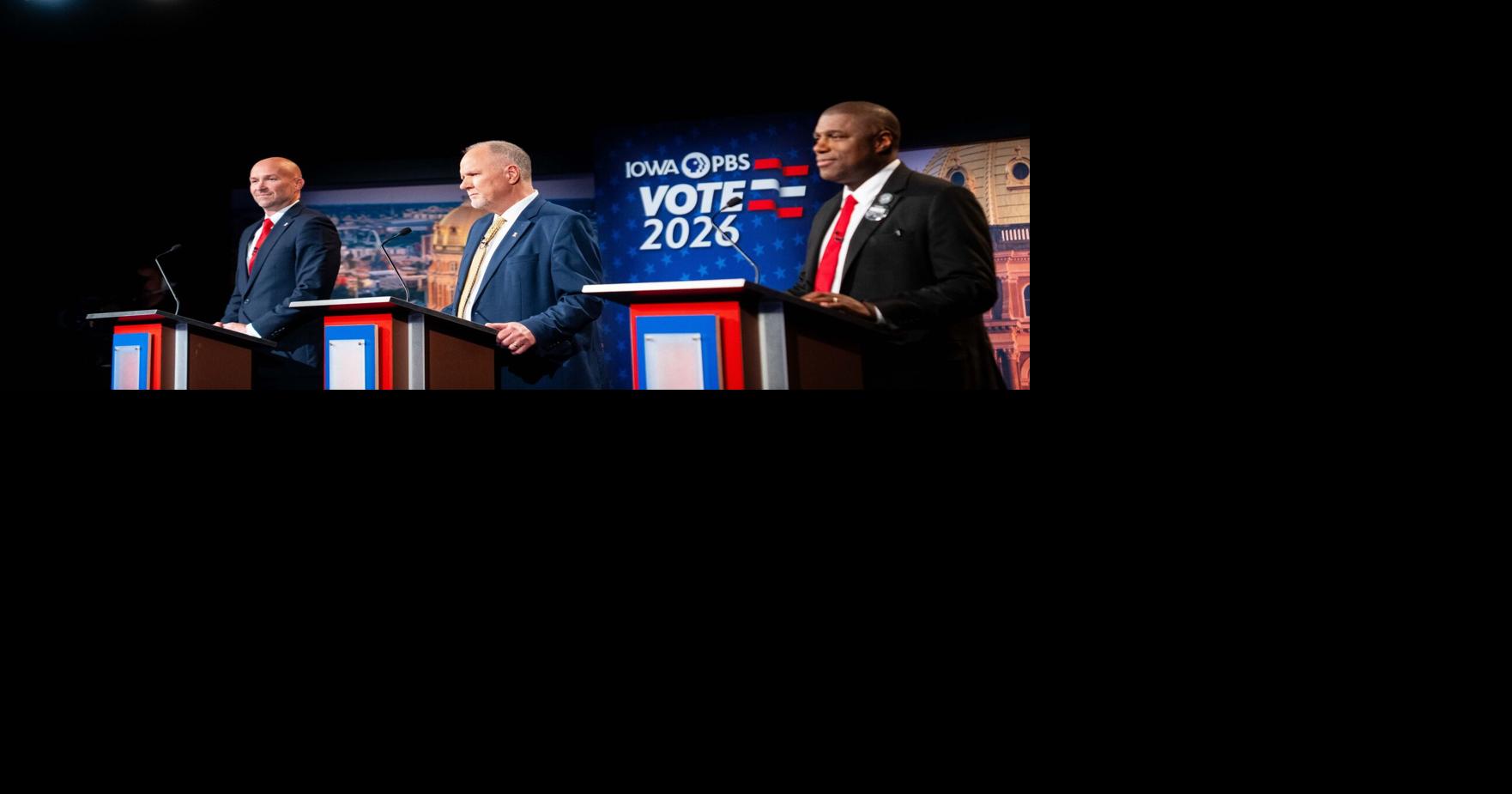 Abortion policy differences drawn in Iowa GOP primary debate | State ...