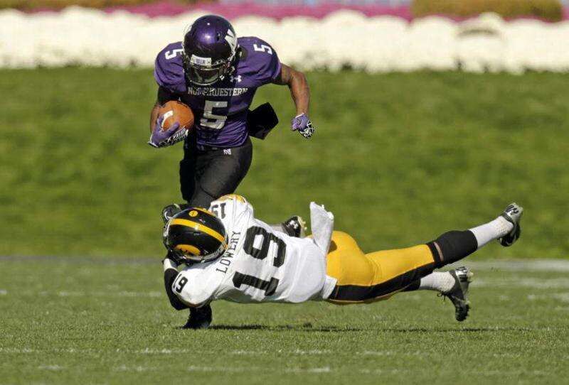 Northwestern's Mark still fumes over Hyde tackle | Iowa Hawkeyes ...
