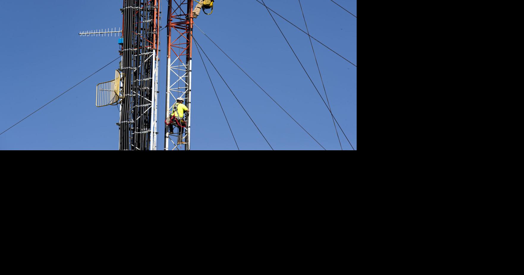 Photos: Weather radio transmitter repairs underway | Gazette Photos ...