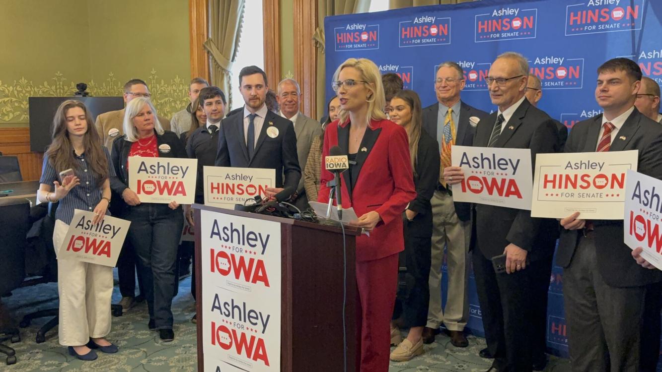 Hinson, Wahls file for Iowa U.S. Senate primary ballot | Political News ...