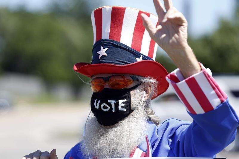 Have you seen Uncle Sam in Cedar Rapids? He wants you to vote | Local ...