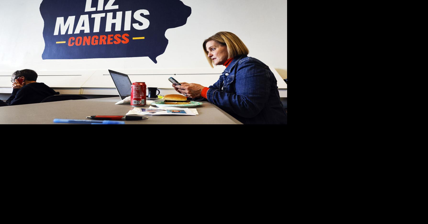 Photos: Liz Mathis pushes for voter turnout on Election Day | Iowa ...