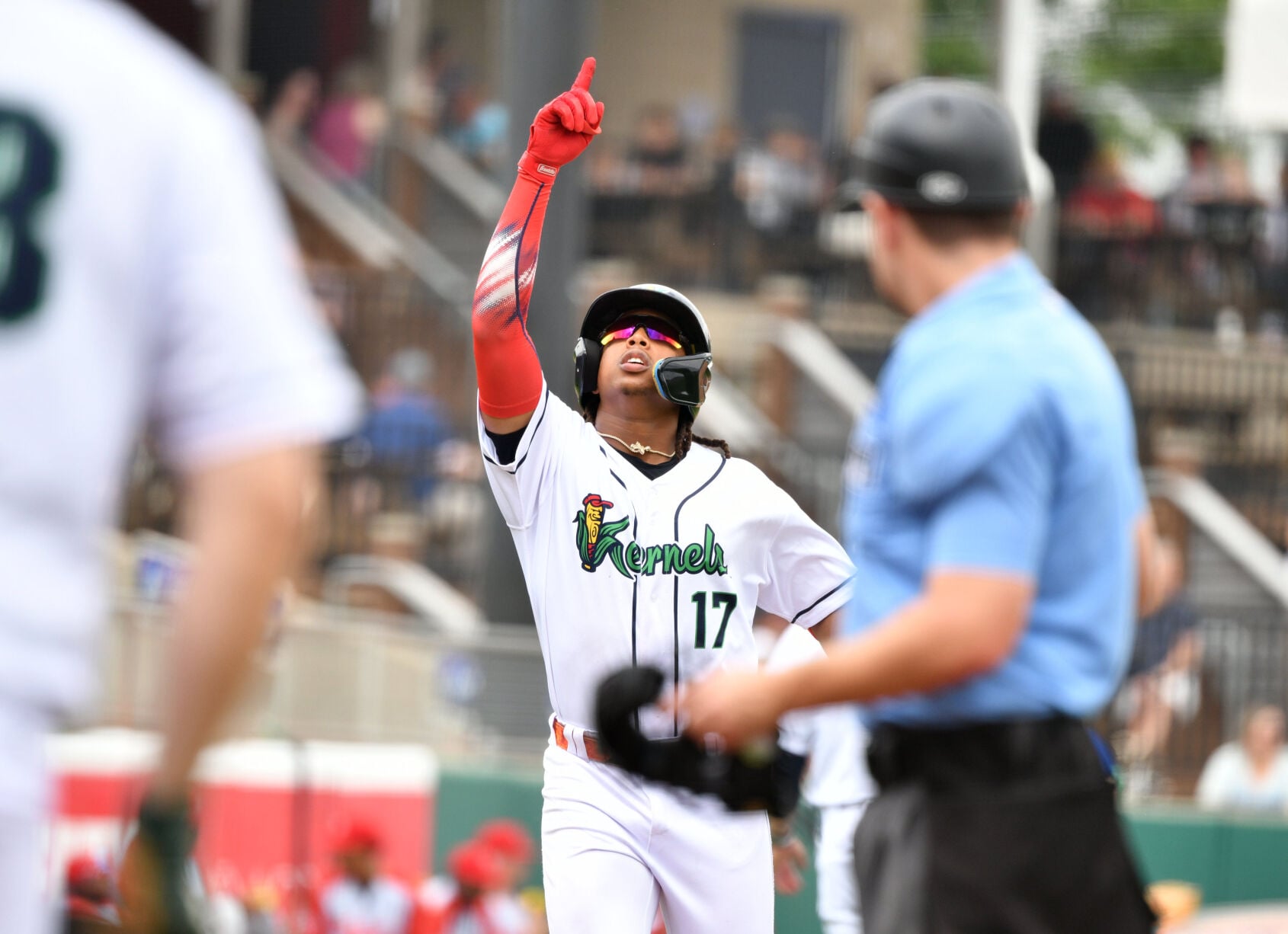 Yasser Mercedes returns as a top prospect for C.R. Kernels | Minor ...