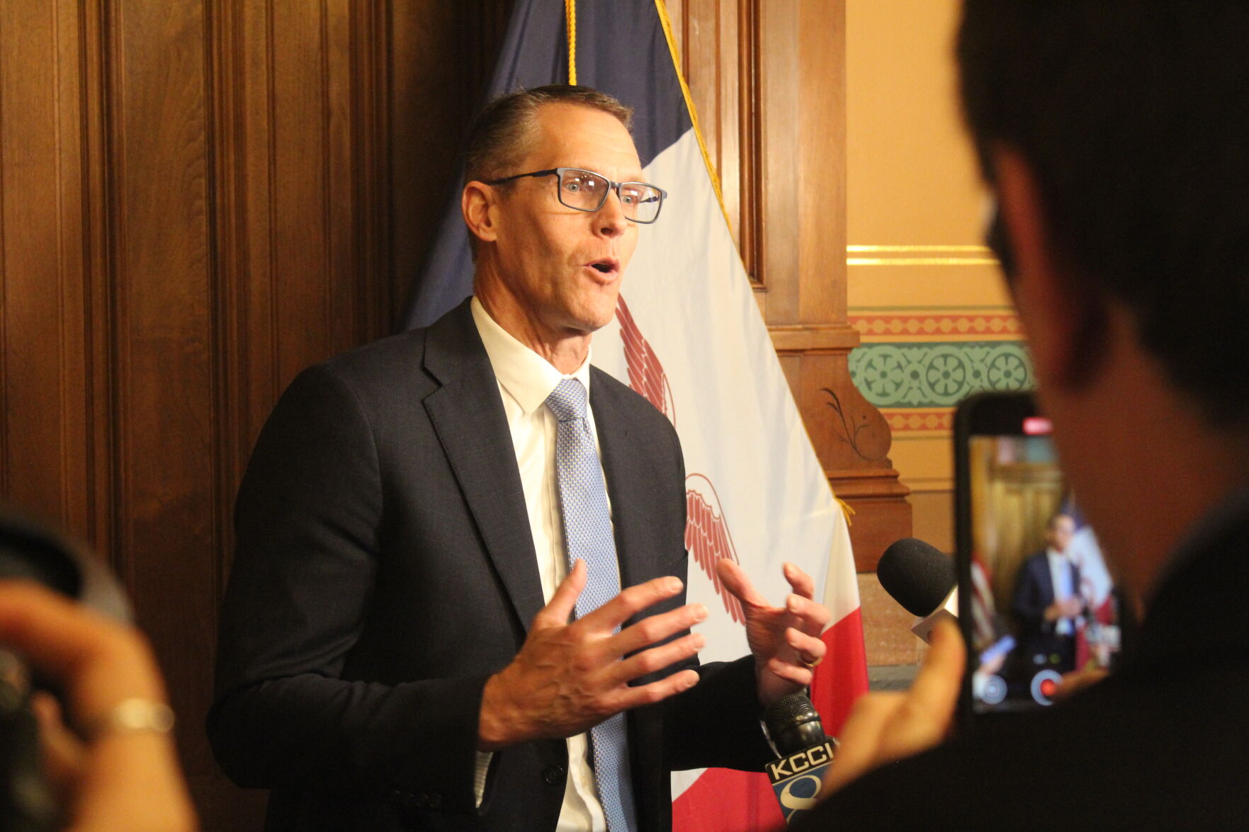Iowa Ag Sec. Naig endorses Feenstra for governor | State Election ...