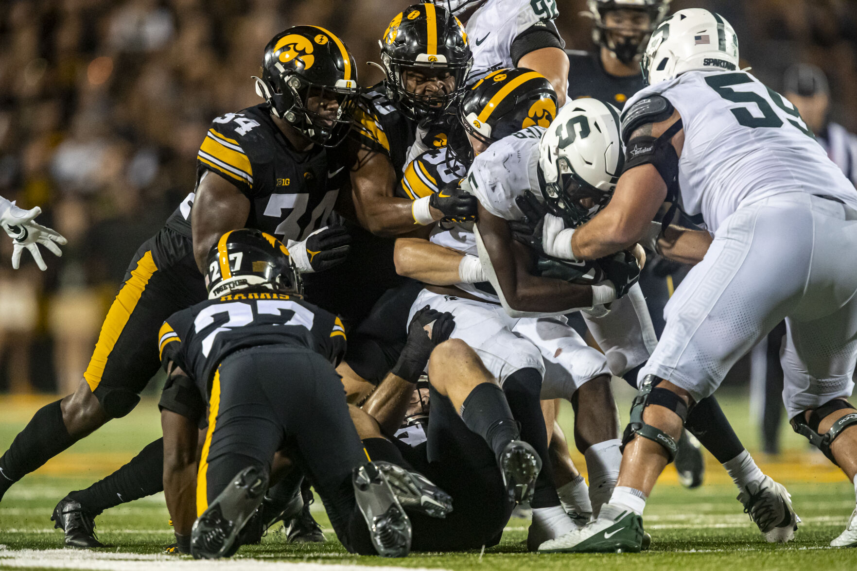 Iowa football vs. Michigan State 2024 kickoff time, TV set | Iowa ...