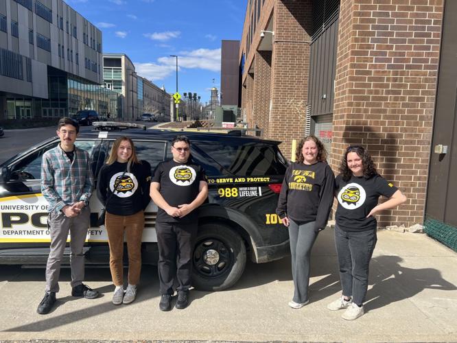 University of Iowa student idea leads to 988 decals on UI squad cars ...
