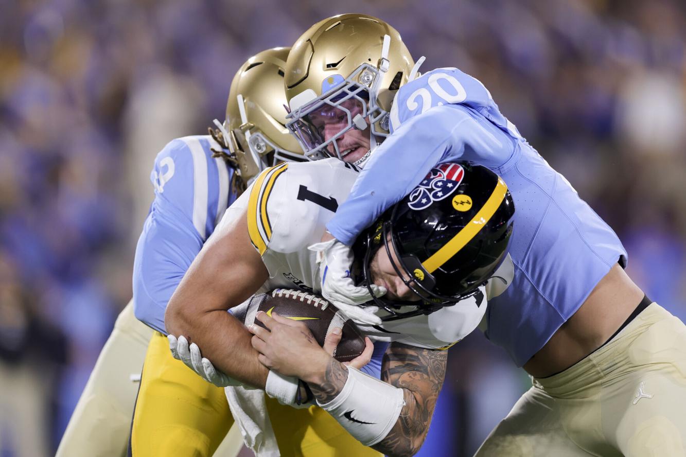 UCLA gives QB-thin Iowa thorny reality check in loss at Rose Bowl ...
