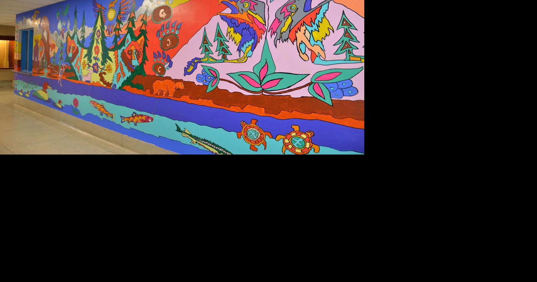 McKenzie-Smith Bennett P.S. creates Indigenous wall mural