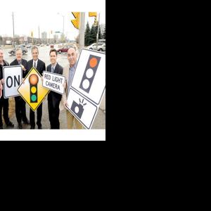 First red light camera in Halton