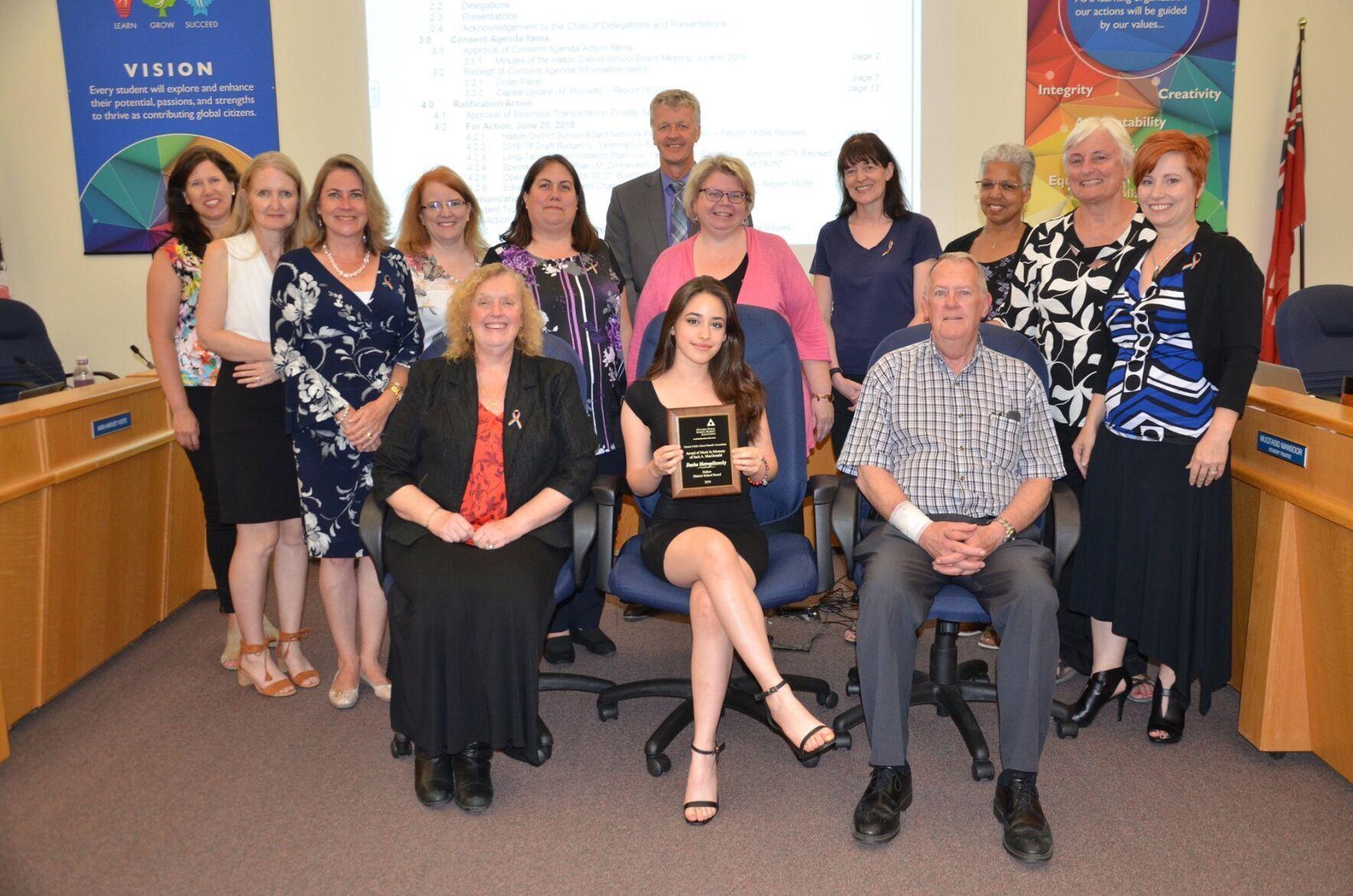 Outgoing HDSB student trustee Dasha Metropolitansky shares her keys for ...