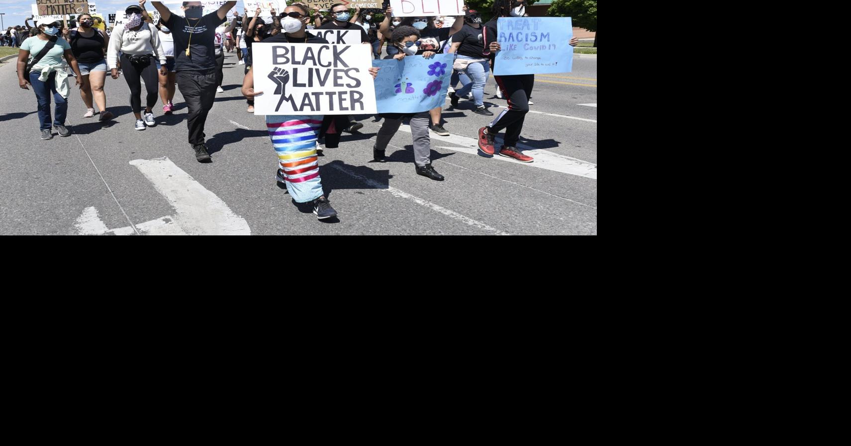 Hundreds gather for peaceful protest in Georgetown against anti-Black ...