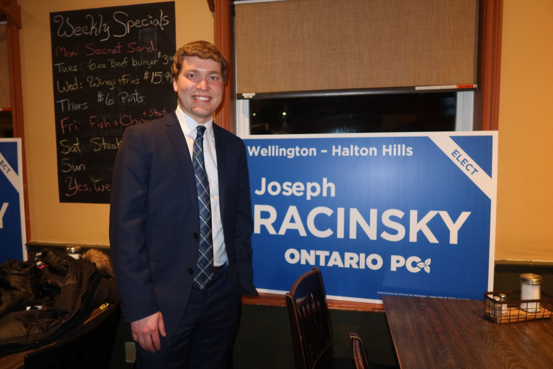 Joseph Racinsky elected as MPP for Wellington—Halton Hills