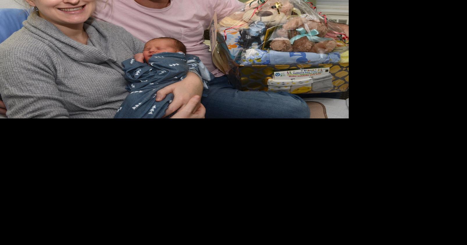 Moniz family welcomes Georgetown's first baby of 2020