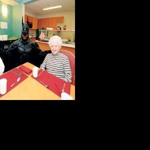 Brampton Batman visits Extendicare