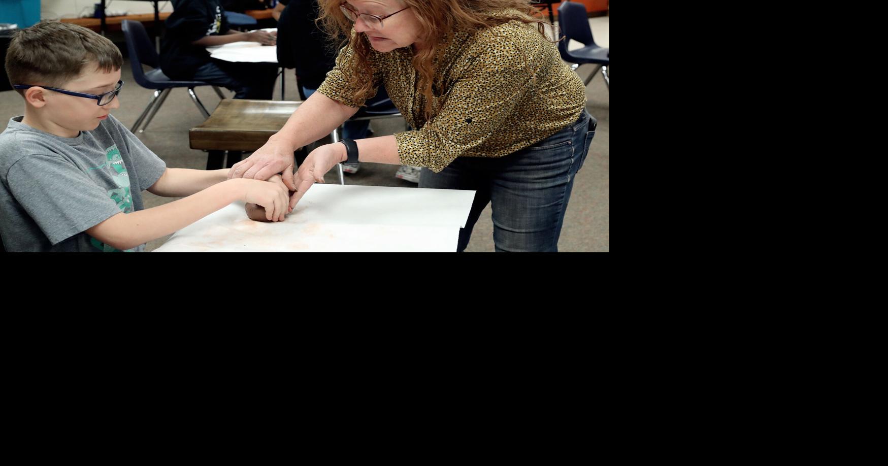 At Grand Island's Newell Elementary, when it comes to clay, the kids dig it