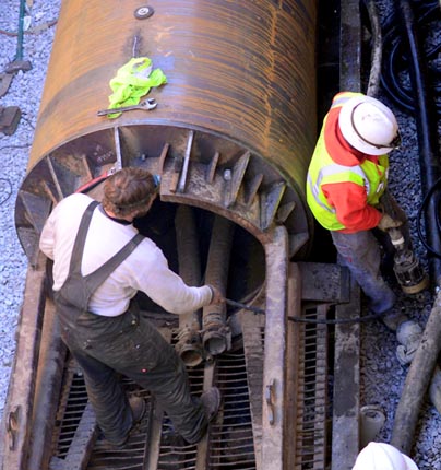 Sewer project using microtunneling | Local News | theindependent.com