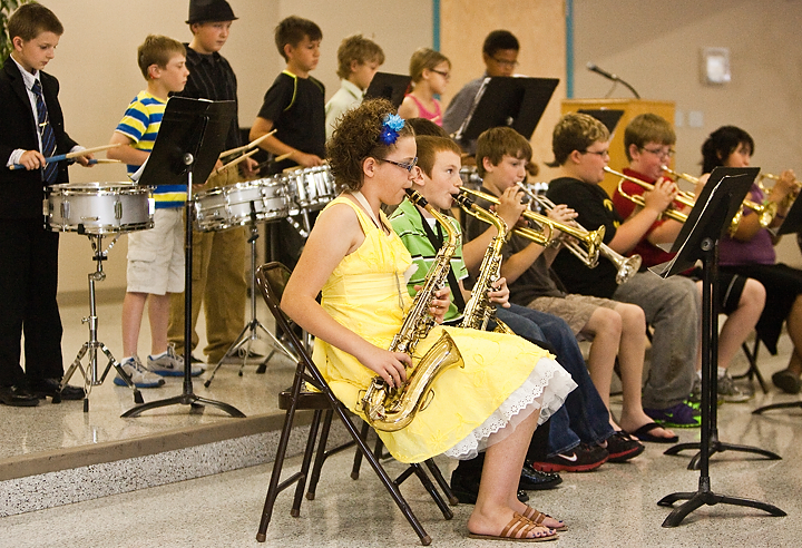 Fifth-grade band concert brings music, smiles