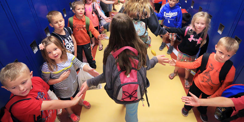 Tunnel walk tradition marks final day of school at Shoemaker Elementary