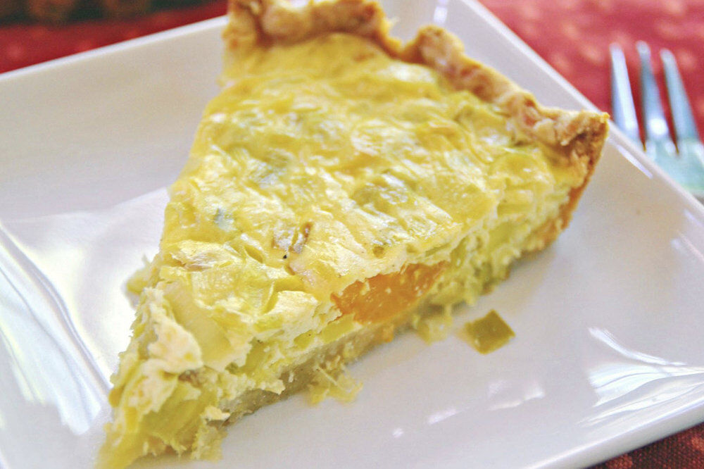 Gretchen’s Table: Leek Flamiche with Cheese Pastry