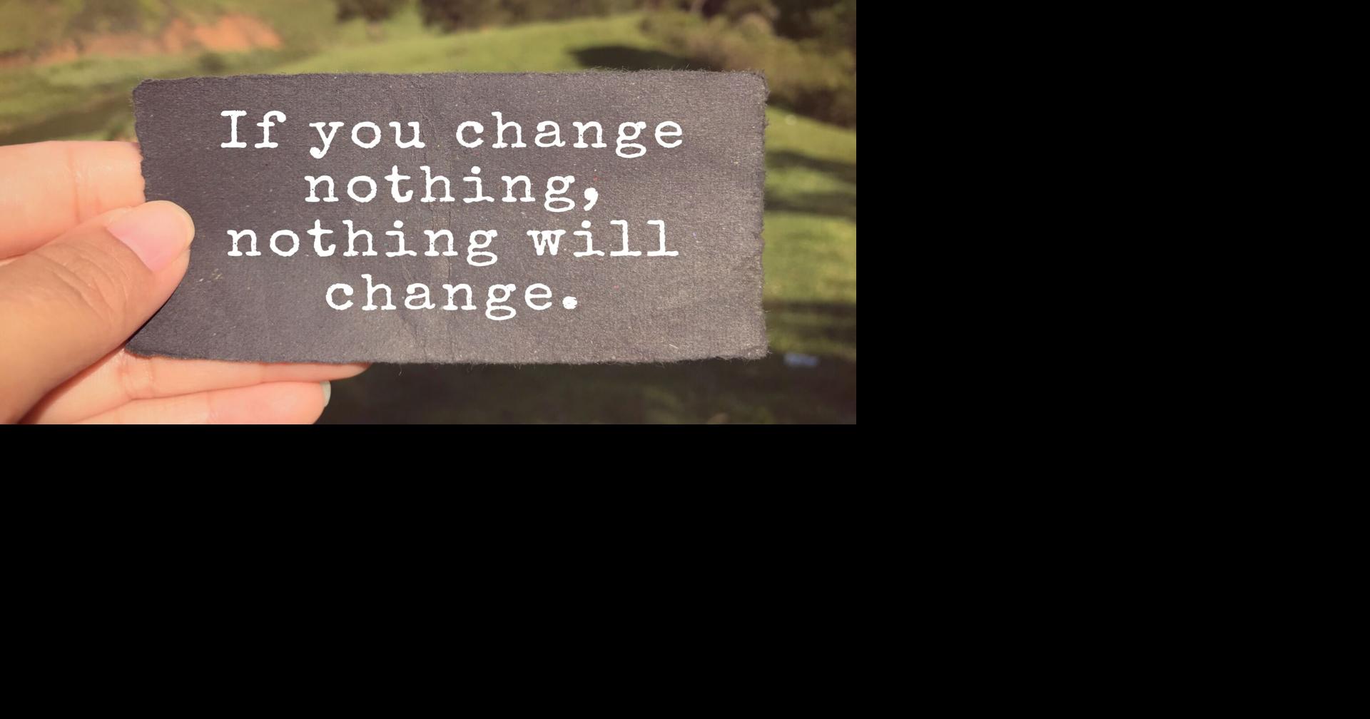 Goldsmith: Adapting to change a necessary part of life