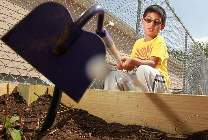 Garden Club introduces fifth-graders to growing their own food