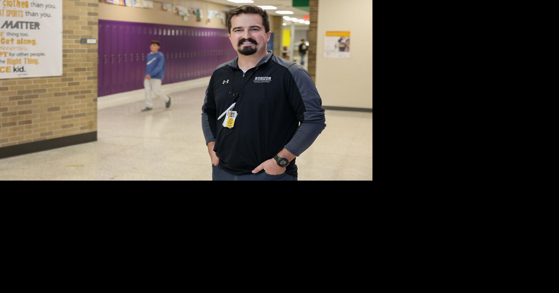 UNK grad Reid Bednar finds his fit in middle school classroom