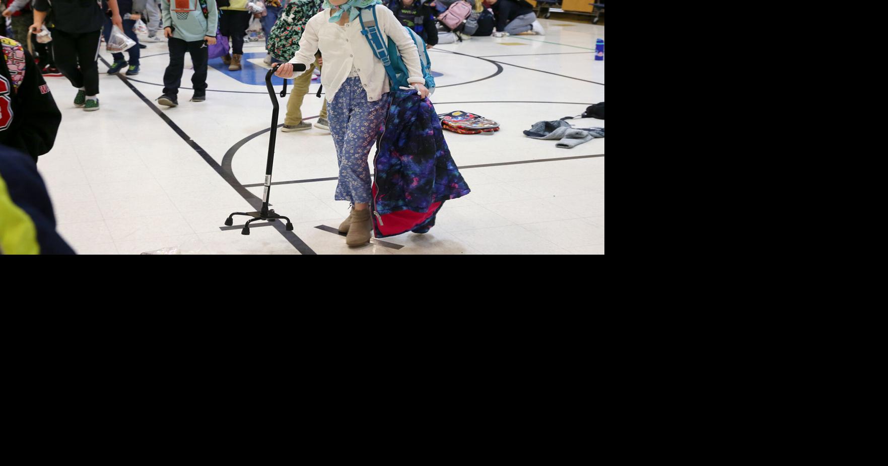 Old fogies: Students commemorate 100 days at Gates Elementary