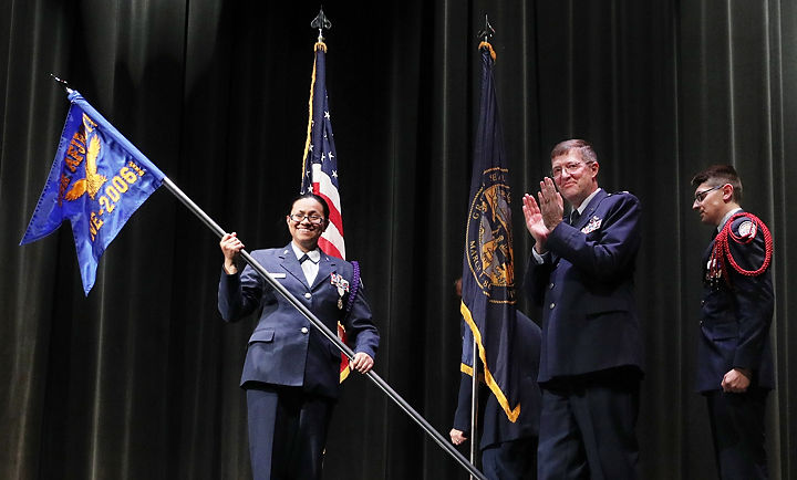 GISH AFJROTC cadets receive awards during ceremony Wednesday