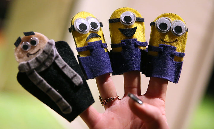 Playing with puppets